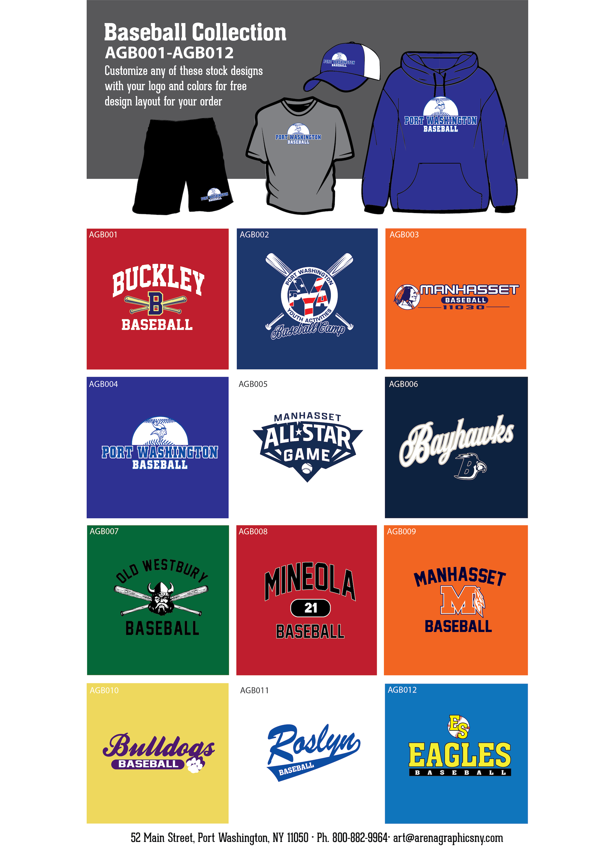 Baseball Designs - Arena Graphics